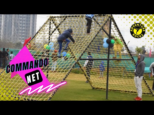 Commando Net Training Service - Adventure Rocks Commando Climbing Net ...