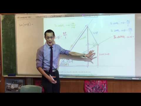 Compound Angle Identities (1 of 3: Proving sin(a+b) geometrically)