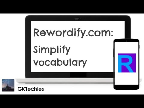 Isn't this Cheating? Rewordify.com