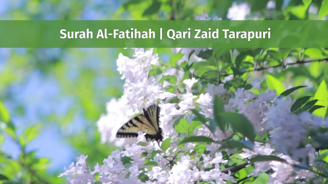 Surah al Fatihah Riwayah of Khallad from Hamza Qari Zaid Tarapuri