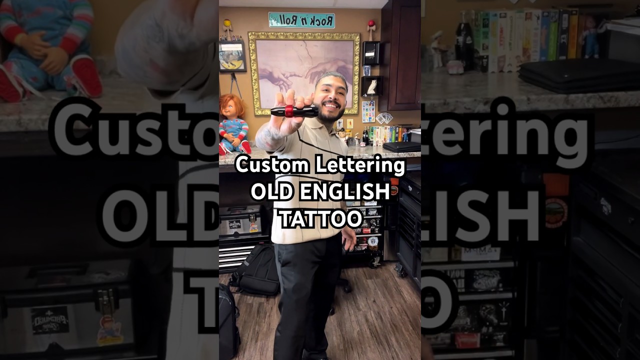“CHICANO STYLE” Lettering Tattoo! #Shorts #TattooArtist #Tattoo #LetteringTattoo #Tattoos #Chicano