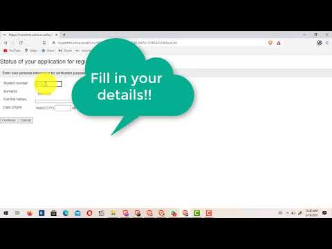 how to check unisa registration status