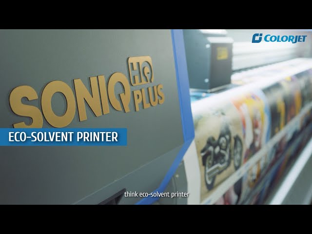 ECO SOLVENT PRINTER - COLORJET SONIQ HQ PLUS S4427 ECO SOLVENT PRINTING ...