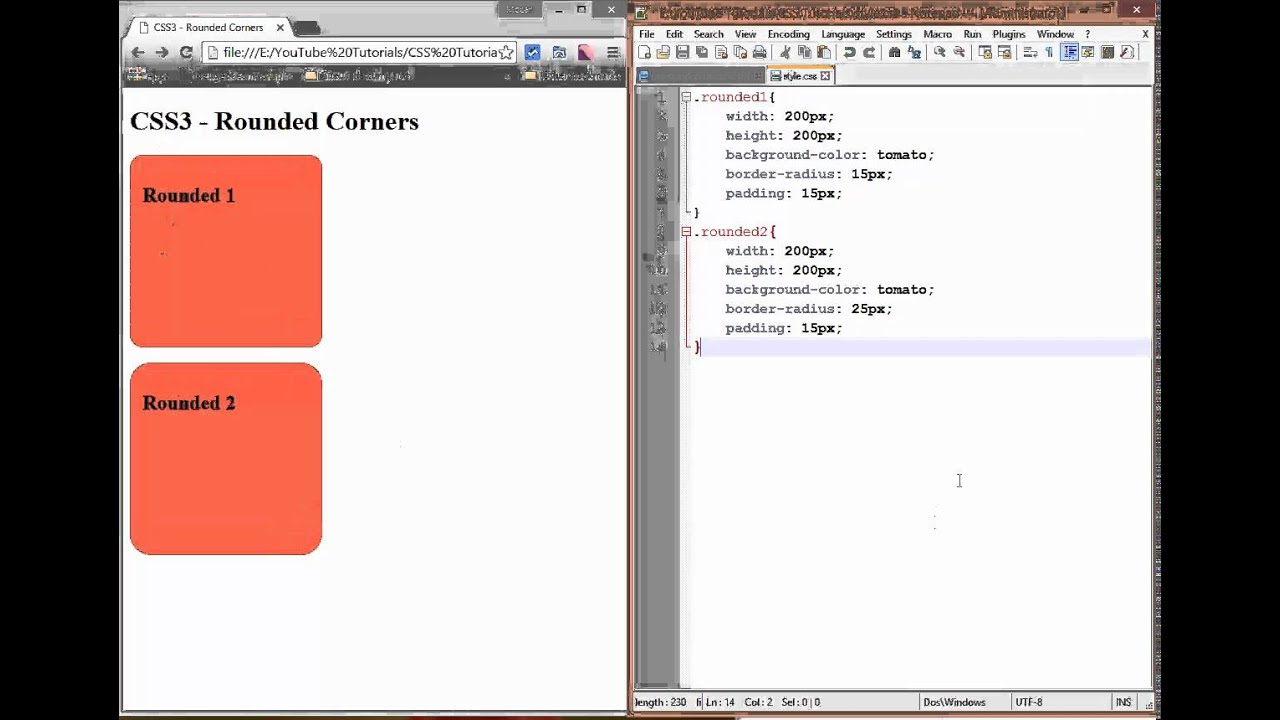 CSS  Rounded Corners (CSS3)