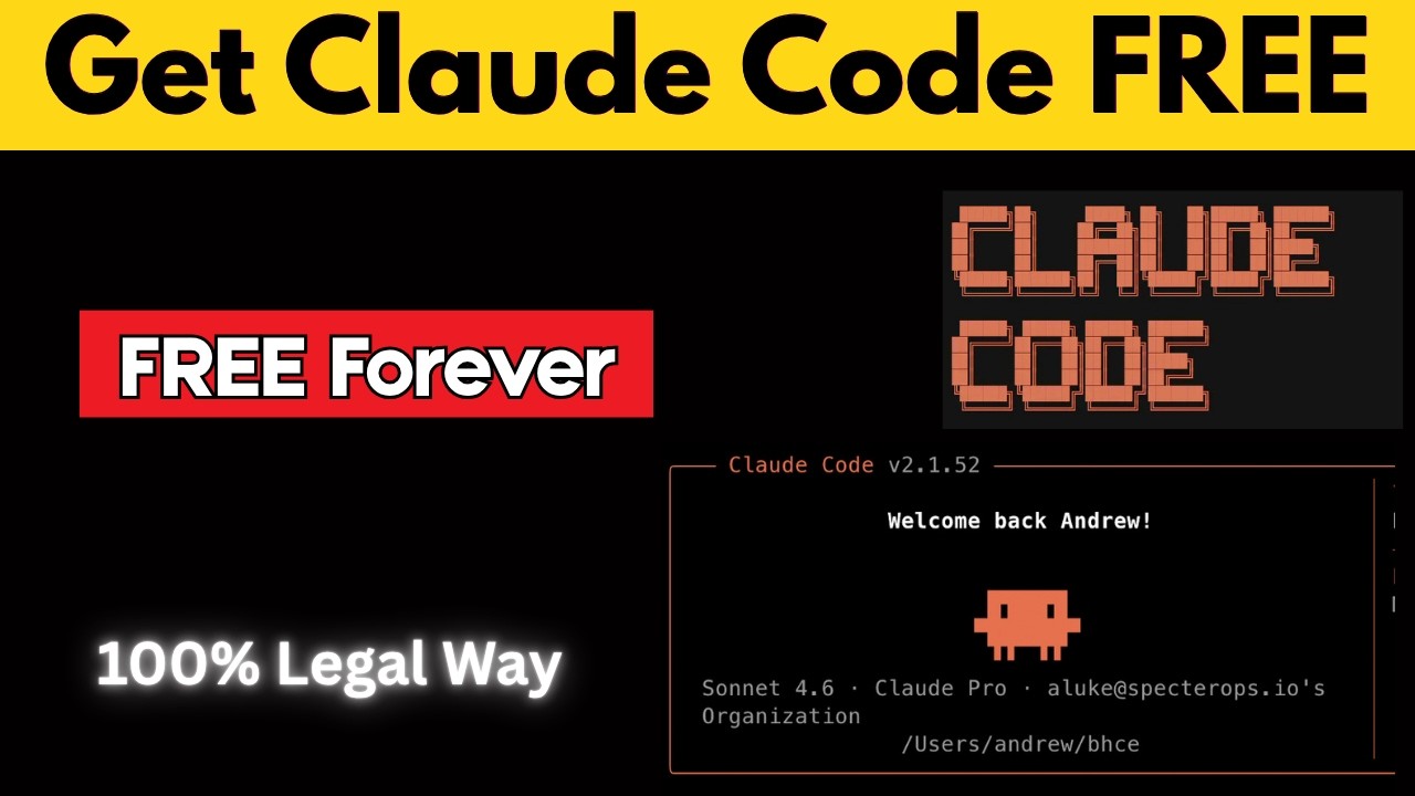 How to Use Claude Code for FREE (100% Legal Method) – 2026 Guide