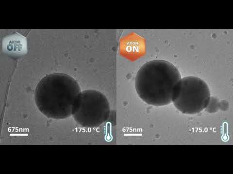Cryo Transmission Electron Microscopy with AXON Synchronicity