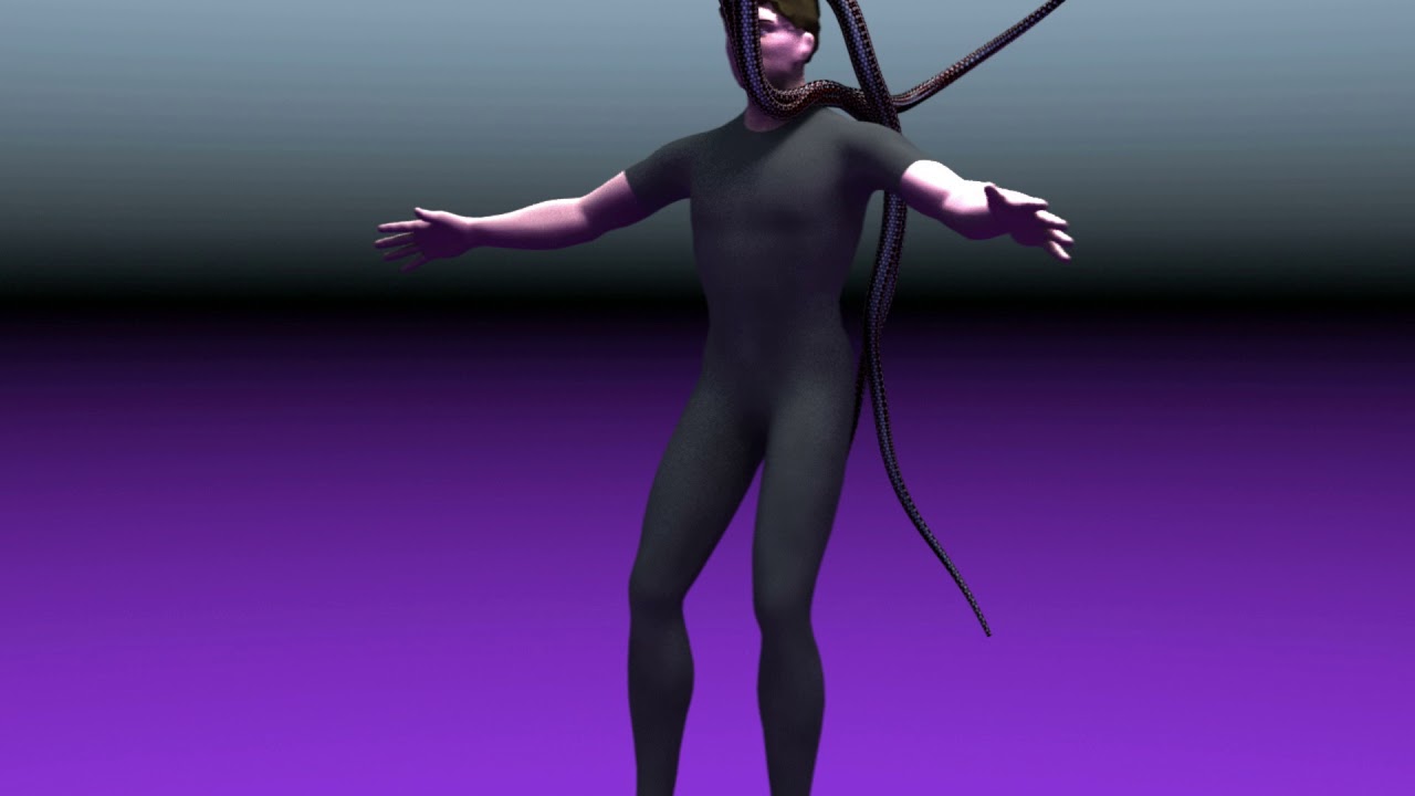 Tentacles test in Lightwave