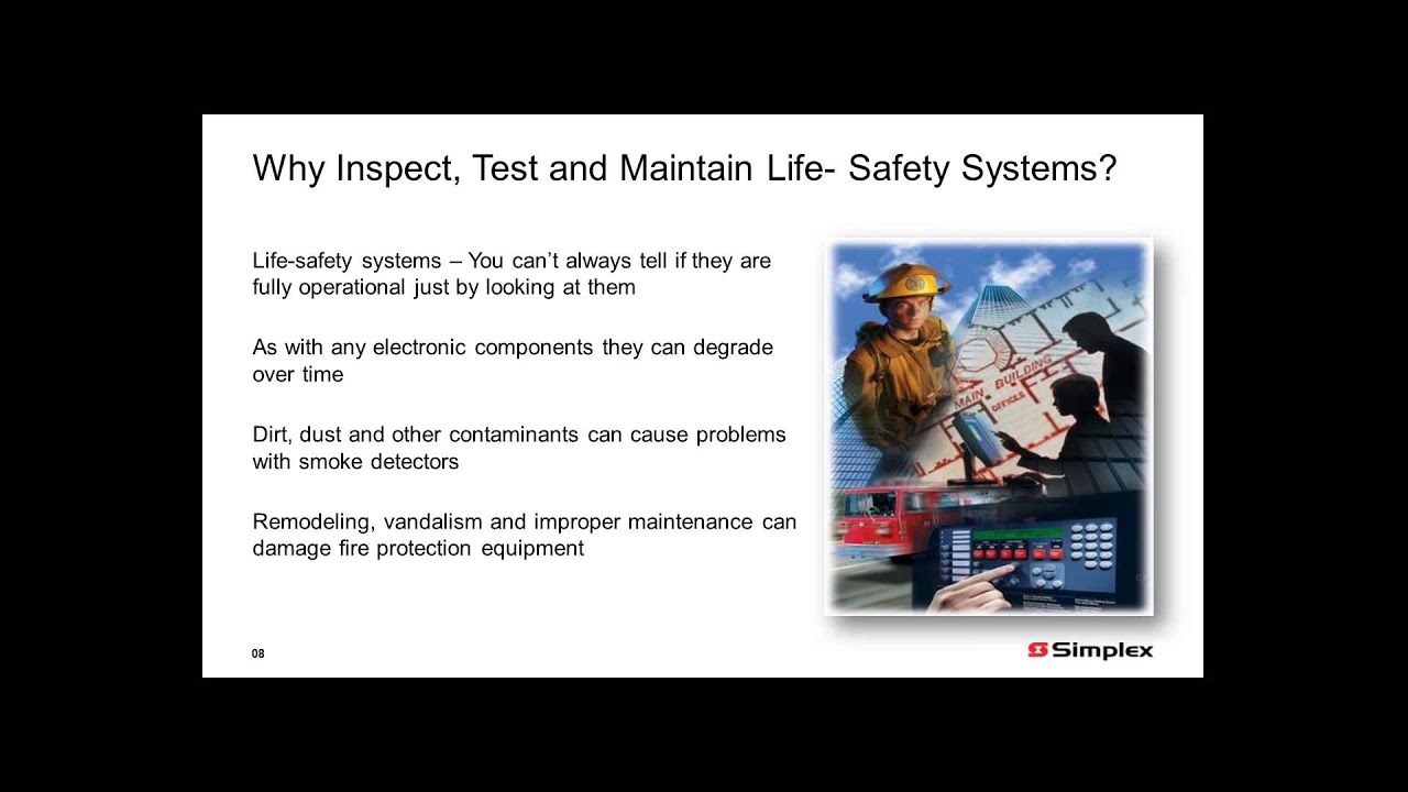 Simplex - Building Safety Webcast Series – Testing and Inspection of Fire Alarm Systems