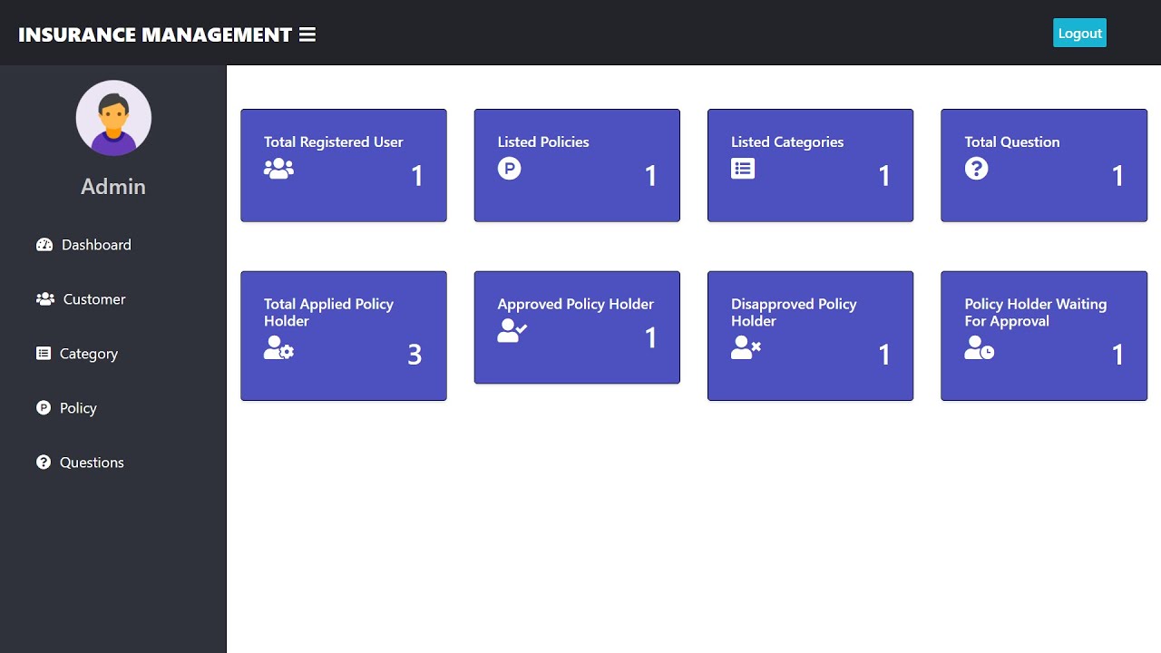 Insurance Management System || 2025 || FREE SOURCE CODE || LazyCoder