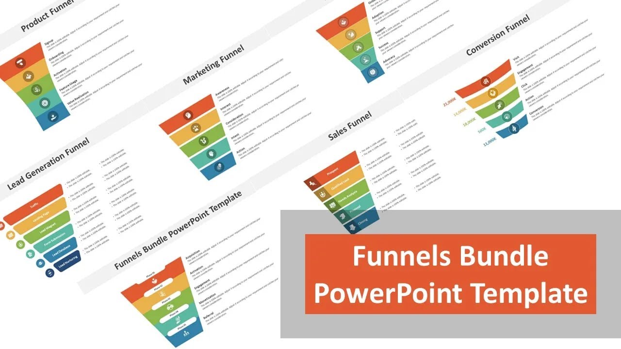 Funnels Bundle PowerPoint Template | Kridha Graphics