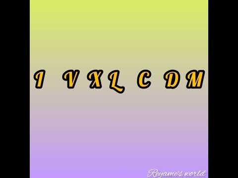 DO YOU KNOW | 7 symbols of Roman numeral 🤔🤔🤔