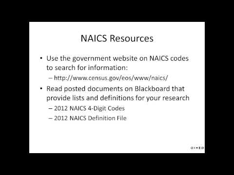 NAICS Codes and What They Mean
