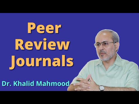 Peer Reviewed Journals [Urdu/Hindi] | Dr. Khalid Mahmood