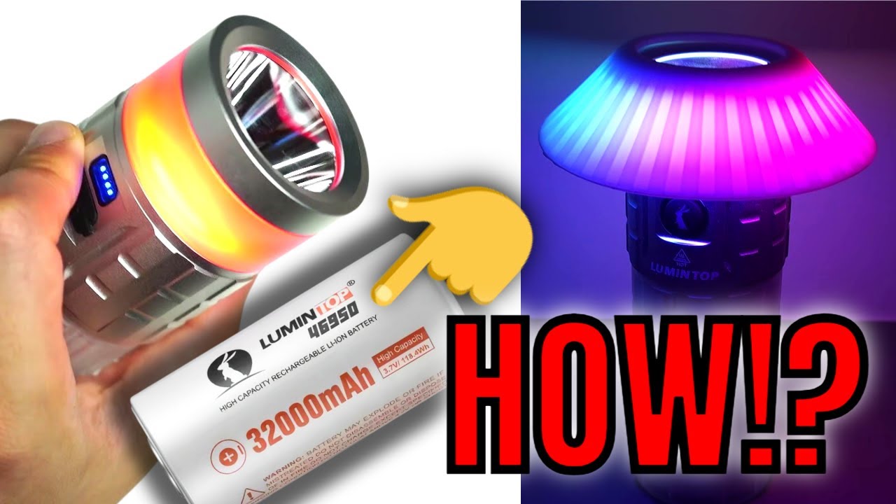 Lumintop Rainbow: HUGE Battery, 1KM Beam, Lantern, RGB Fun! - LED ...