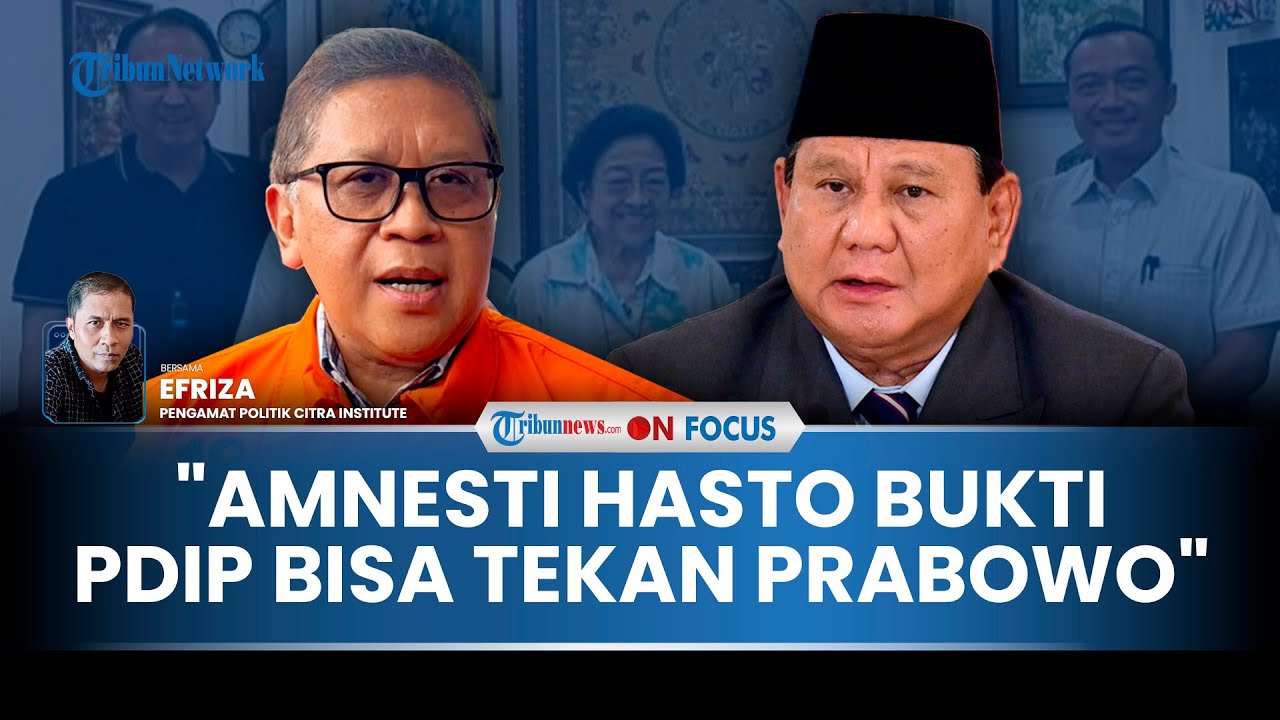 [FULL] Amnesti Prabowo untuk Sekjen Hasto Bisa Jadi Bumerang, Pakar: Hati-hati PDIP Hajar ...