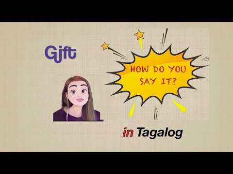 Gift in Tagalog (Filipino)