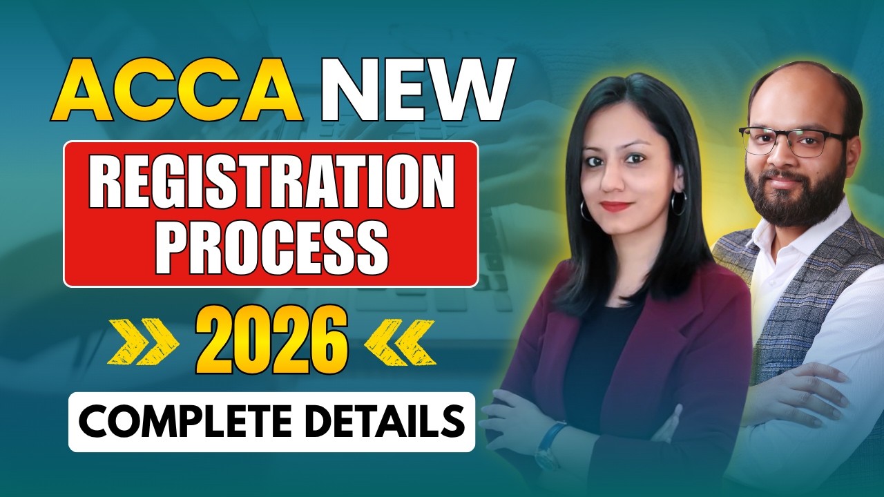ACCA Registration Process 2026 | How to Register in ACCA | Step By Step Process | ACCA Course 2026