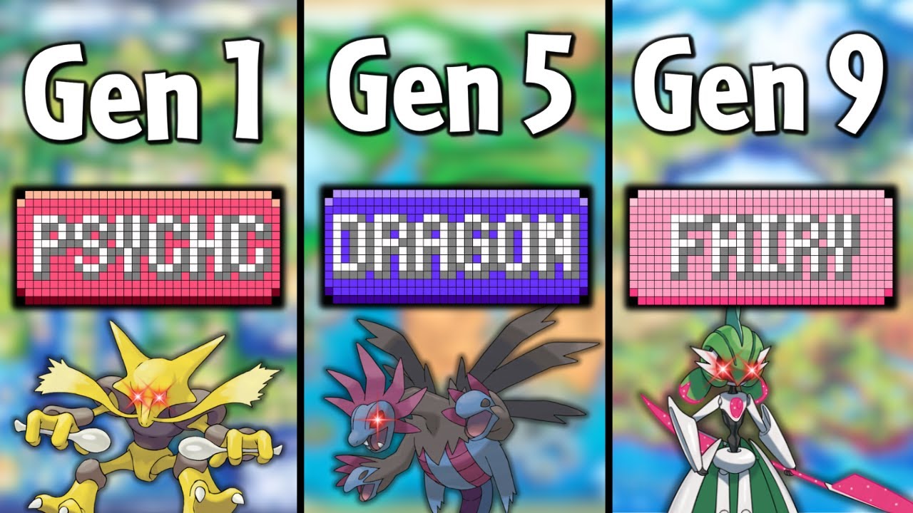 The Evolution of the Type Chart