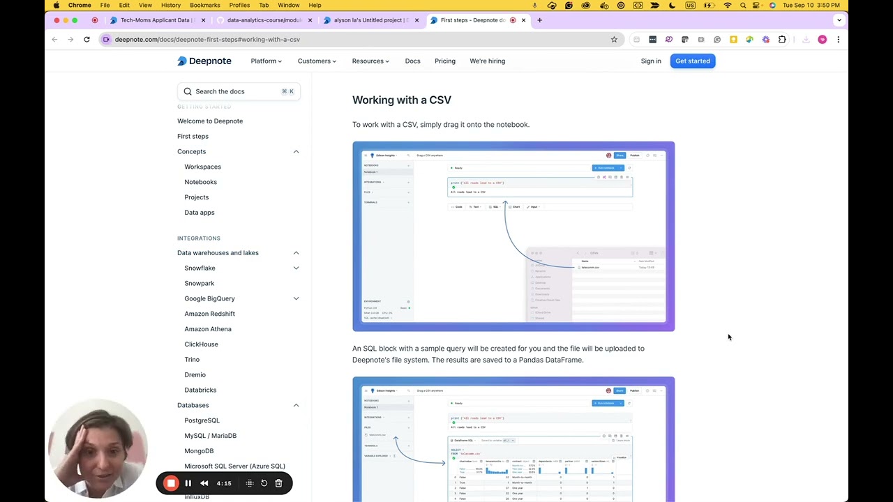 SQL Basics Tutorial | How to create a Deep Note Account & Upload Data