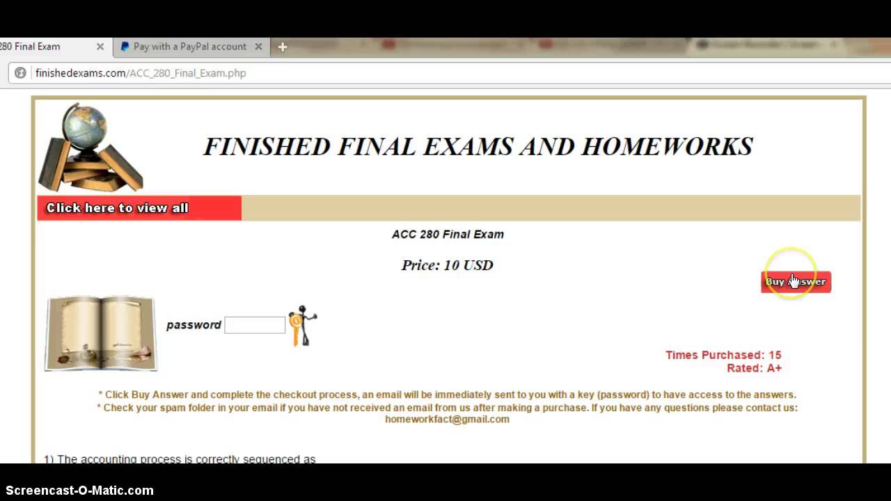 ACC 280 FINAL EXAM