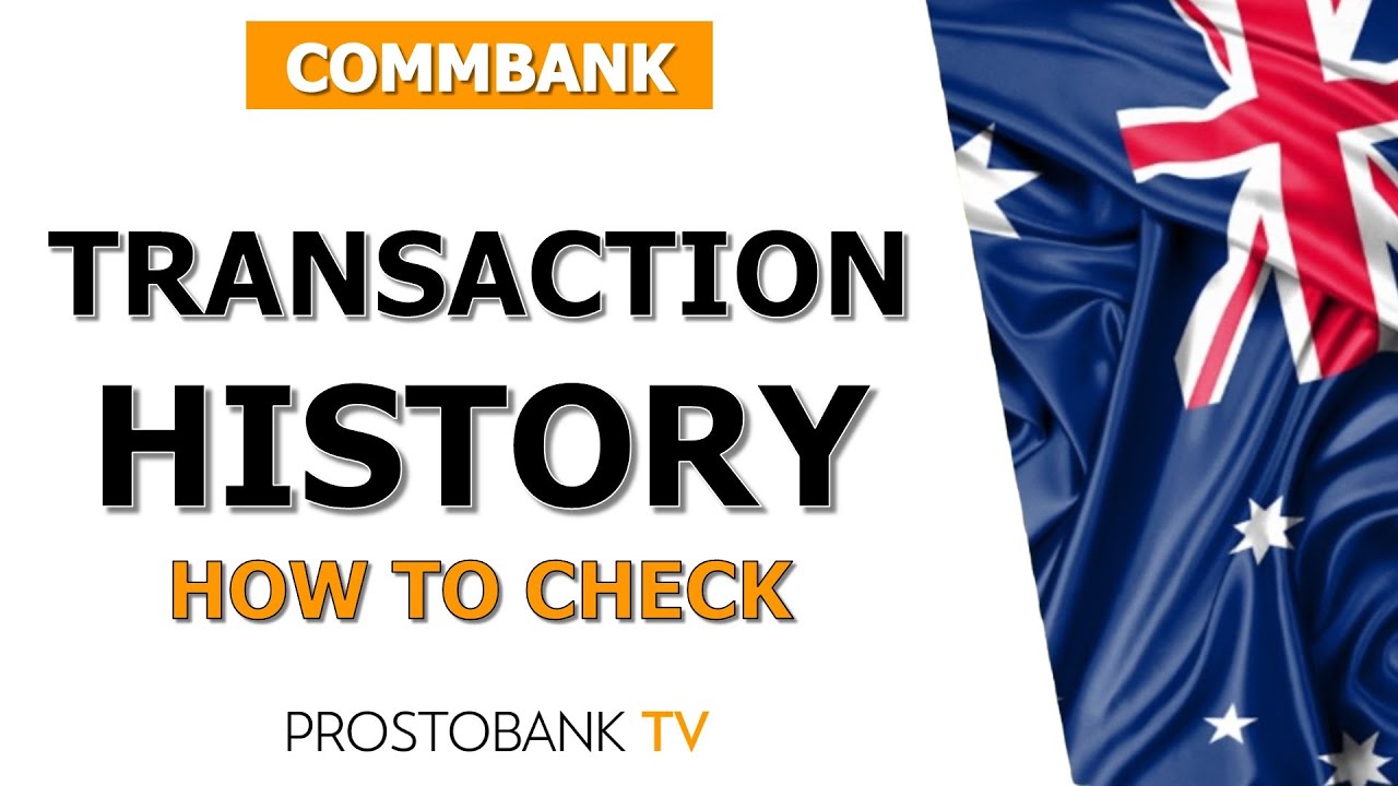 Commonwealth Bank transaction history: how to get