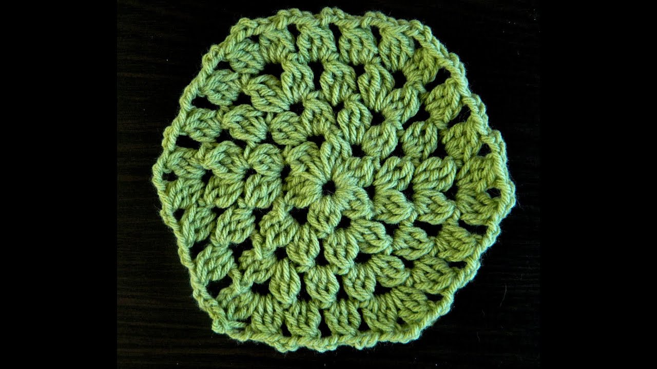 Simple Hexagon Granny Square All Clusters