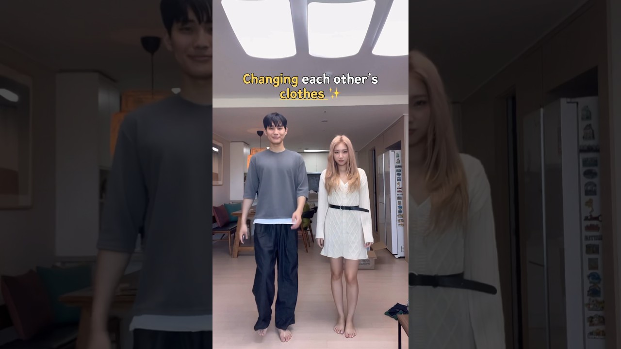 Changing each other’s clothes ✨