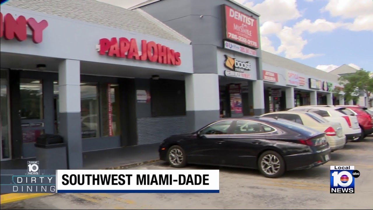 Papa John's in Miami among 14 South Florida restaurants ordered shut last week