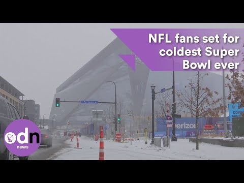 NFL fans set for coldest Super Bowl ever | Earth Extremities