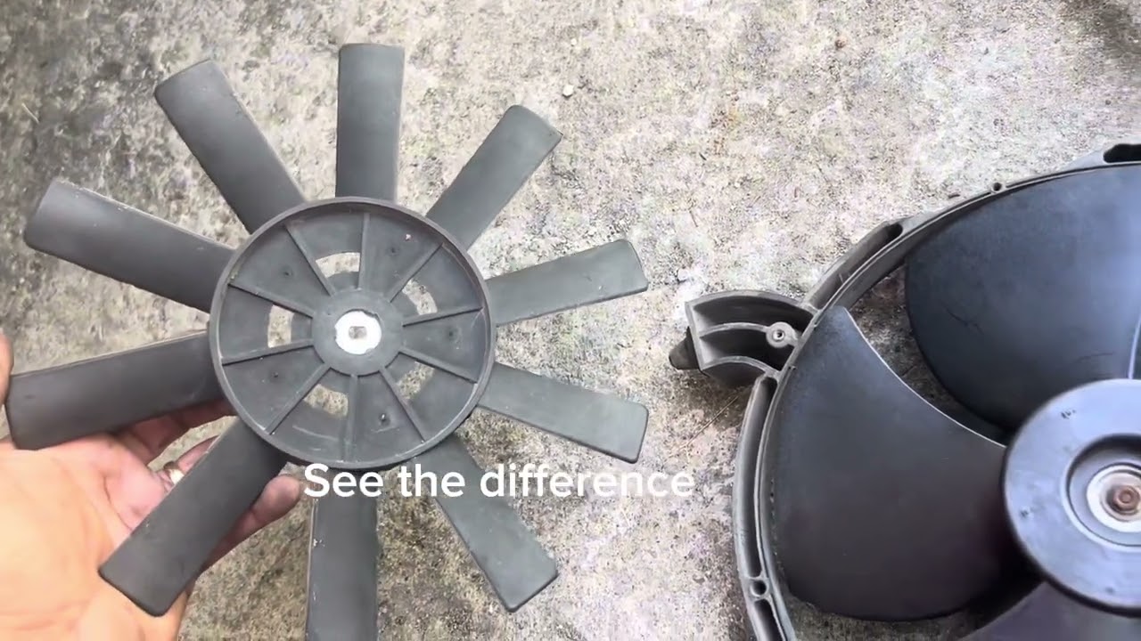 Aux fan blade replacement Montero Gen 2