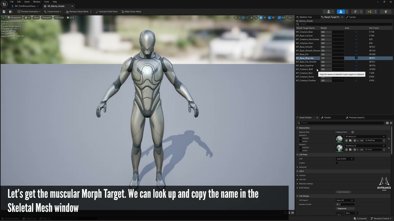 EasyMorph - Installation / Morph Target Setup #unrealengine #tutorial