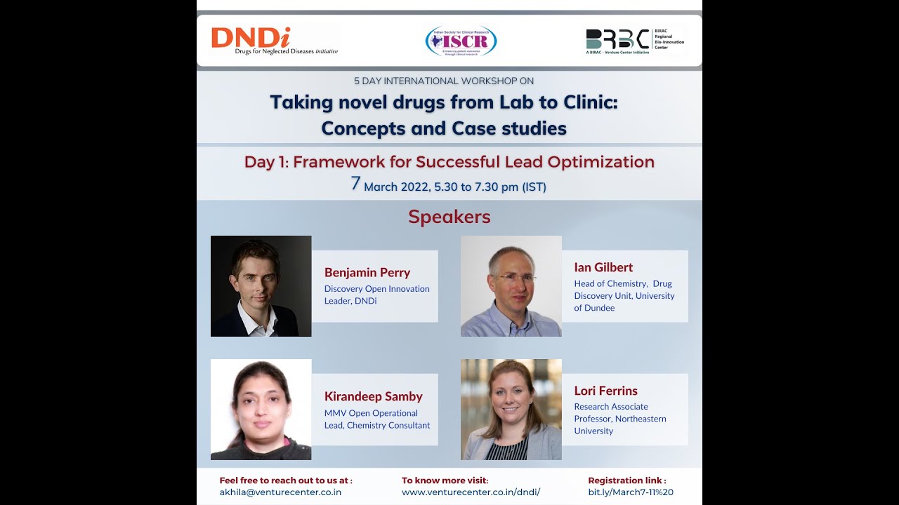 Day 1 - Framework for Successful Lead Optimization