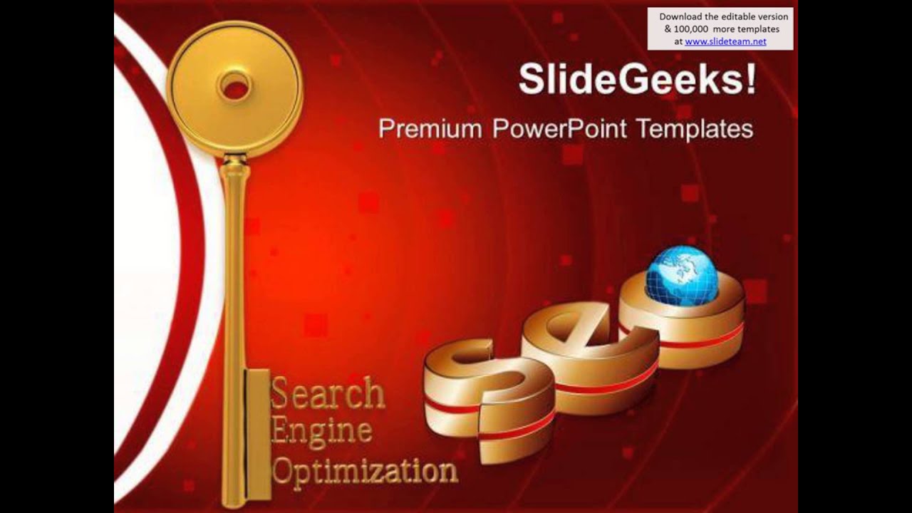 seo search globe powerpoint templates and powerpoint themes 1112 presentation infographics slides