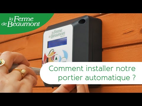 Kit porte automatique Ferme de Beaumont + trappe alu XL pour poulailler