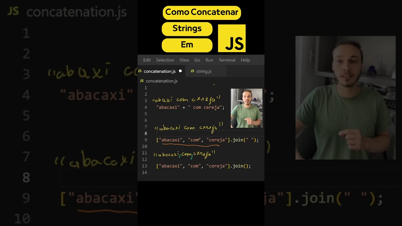 Como Concatenar String Em JavaScript