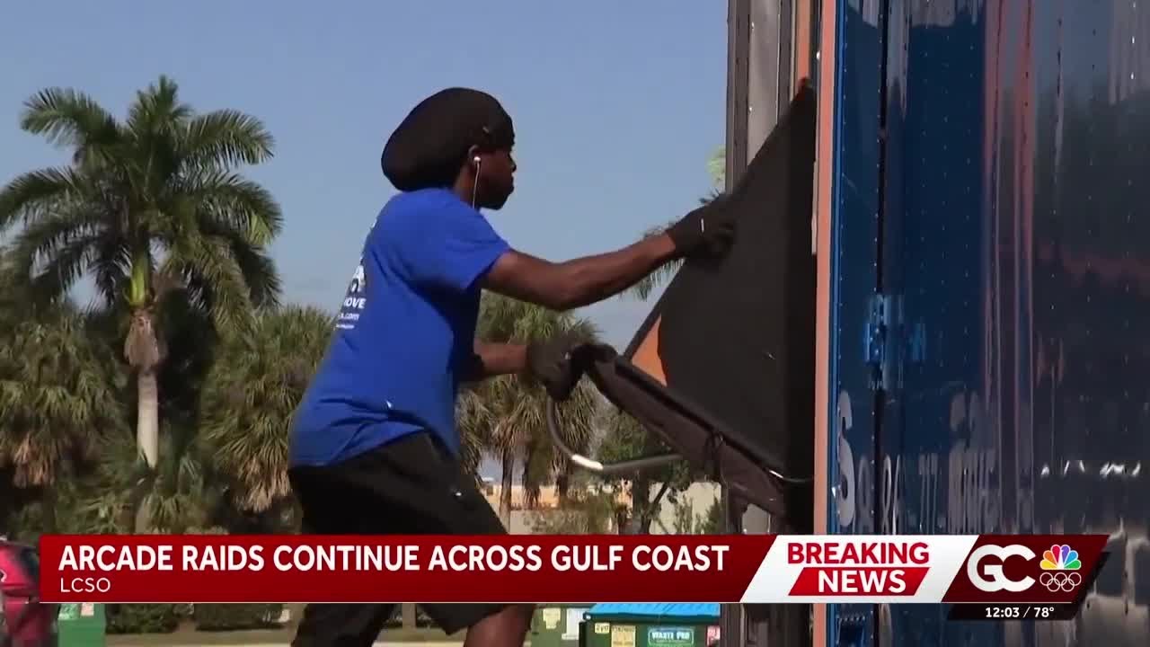 Arrest made, 134 slot machines and over $22K seized in Lee County arcade raids