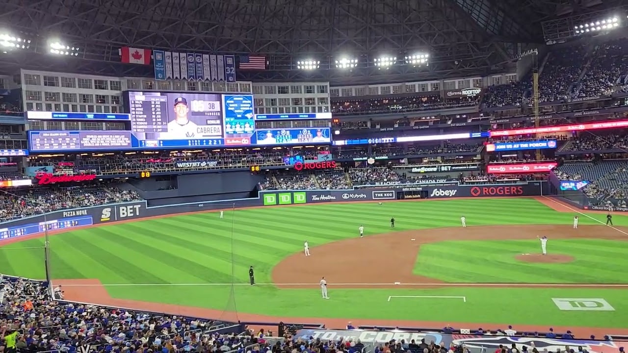 Rogers Centre 2024 (Toronto Blue Jays) - View From Section 230, Row 2 4/17/24 vs New York Yankees