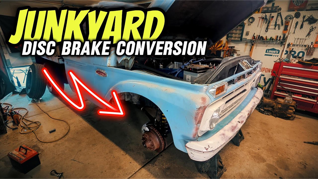 JUNKYARD Disc Brake Conversion On Our '66 F250 was EASY-ish