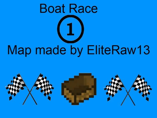 Boat Race Minecraft Map