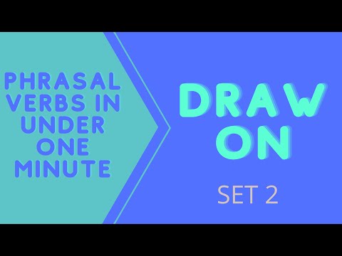 DRAW ON MEANING | Phrasal verb draw on | What does draw on mean? | Learn phrasal verbs