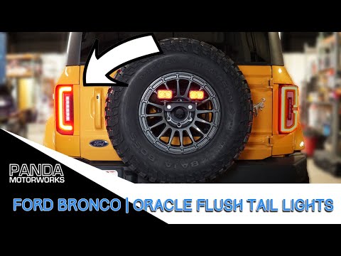 Why Your Bronco NEEDS These Tail Lights! | Oracle Flush Mount Tail Light Install