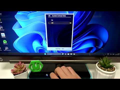 HP X2301 – How to Enable or Disable Dynamic Contrast Ratio