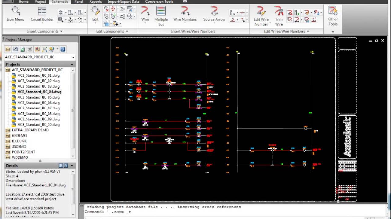Autodesk AutoCAD Electrical - schematic symbol libraries video