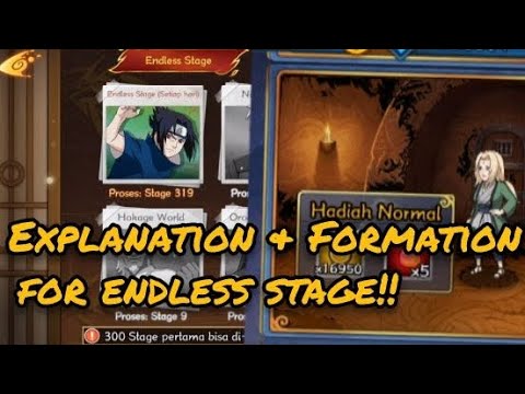 EXPLANATION & BEST FORMATION FOR ENDLESS STAGE | NINJA WORLD WAR 2