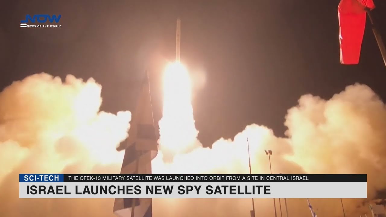 Israel launches new spy satellite