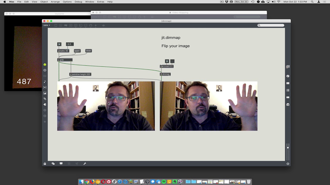 Max/MSP - Dimmap