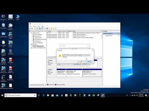 how to delete a drive partition on windows 10