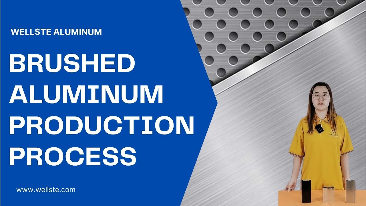 Brushed Aluminum Production Process #wellste
