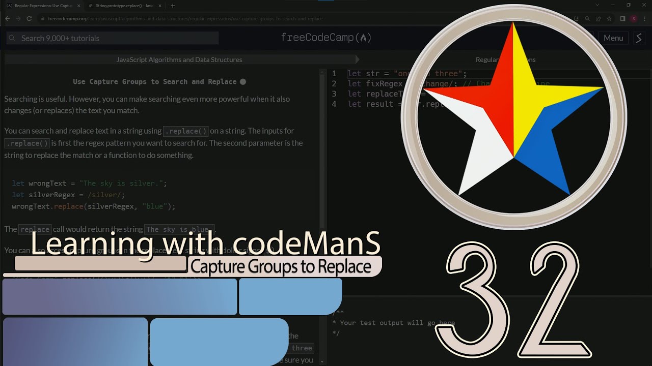 JavaScript Regular Expressions: Use Capture Groups to Search and Replace | FreeCodeCamp