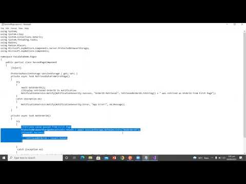 How to pass data from one page to another in blazor using protectedsessionstorage - Blazor ...